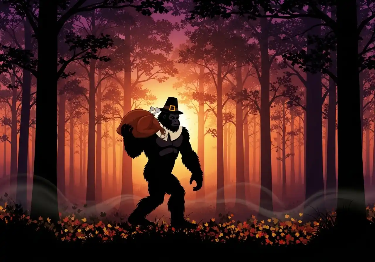 5 Best Bigfoot Thanksgiving Shirts to Show You're Grateful for Cryptids