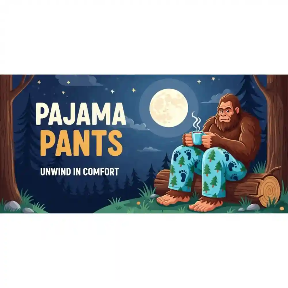 Cryptid Pajama Pants: Cozy Sleepwear & Funny Lounge Wear