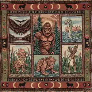 Cryptid Blankets: Cozy Bigfoot Fleece Throws & Decor